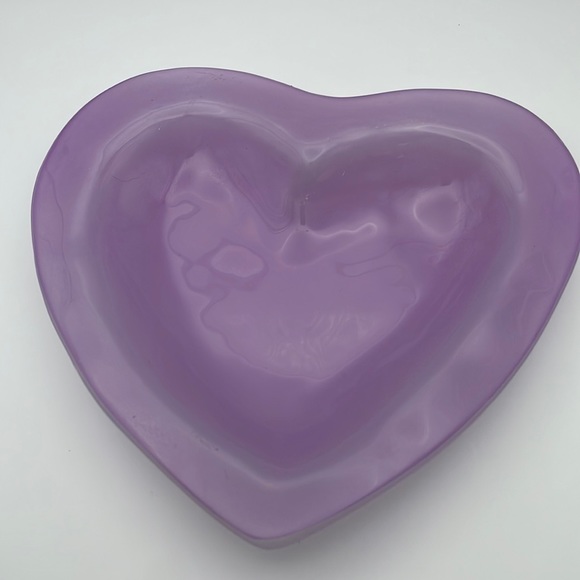 Holiday | Lavender Purple Heart Candy Dishdecoration | Poshmark
